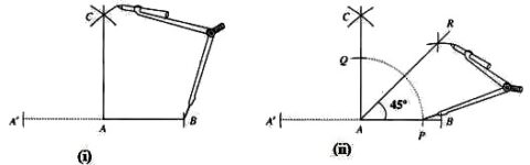Dibujo De ángulos De 30°, 45°, 60°, 75°, 90°, 150° Y 180°