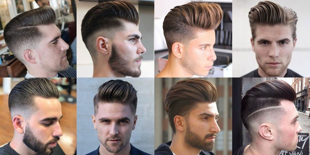 Cortes De Cabello Pompadour Fade [2025]